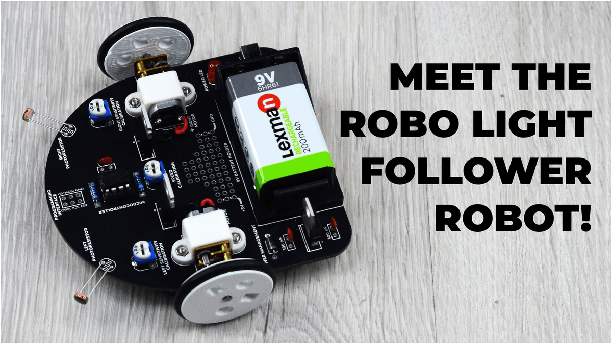 Light Follower Robot - DIY Arduino Project Cyprus | ROBO CY